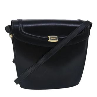 Bally Pre-owned Leder Schultertasche - - Pre-owned - Damen - Schwarzk - ONE SIZE