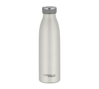 Thermocaf&eacute; by Thermos TC BOTTLE beige matt 0,50l, Isolierflasche aus Edelstahl, kohlens&auml;urefest, 12h hei&szlig; 24h kalt, Auslaufsicher, f&uuml;r Schule, Unterwegs & B&uuml;ro