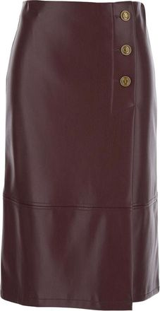 Twinset Midirock - Dunkelrot