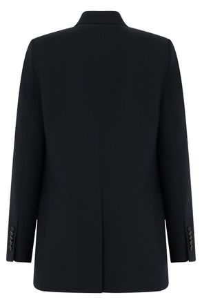 Gucci Womens Blazer Double-Breasted Wool Black Blazers Jacket