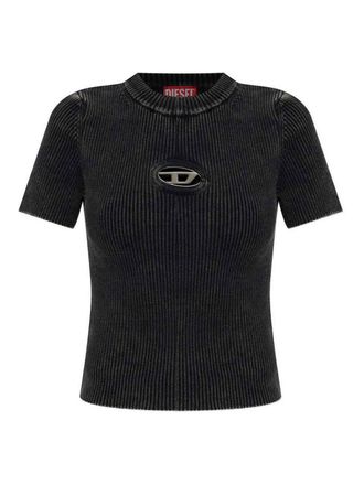 Diesel Pull Col Rond - Noir