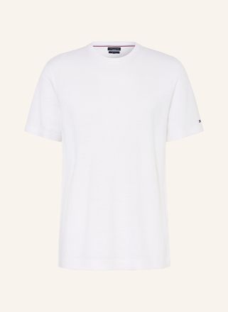 Tommy Hilfiger T-Shirt Aus Leinen weiss