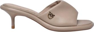 Pinko Pinko, Femme, Chaussures, Beige, Taille: 40 EU Mules &agrave; Talons