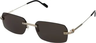 Cartier Mens Sunglasses Cartier Ct0271s 001 Gold Grey 58-17-145 Metal