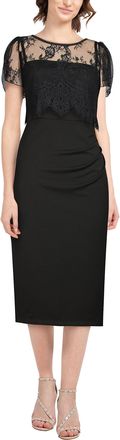 Chic Star Spitzenkleid f&uuml;r Damen, Schwarz, 0X