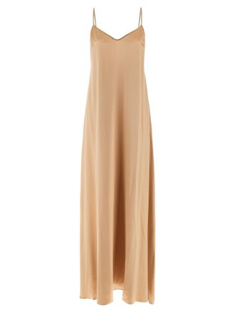 Ferragamo Viscose Maxi Dress - Beige