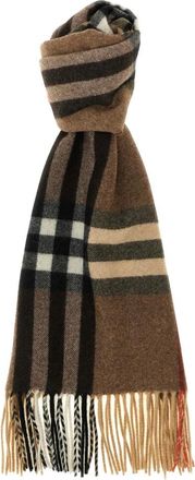 Burberry &Eacute;charpe en cachemire &agrave; carreaux - Femme - Accessoires - Beige - Taille: ONE Size