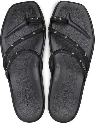 Crocs Zehentrenner Miami Studded Toe Loop Sandal 211447 Schwarz