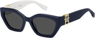 Tommy Hilfiger Femme, Accessoires, Bleu, Taille: 54 MM 1979/S Lunettes de soleil