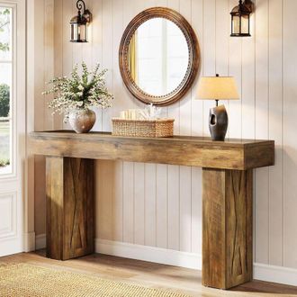 Tribesigns Tribesigns 160cm Schmaler Konsolentisch, Moderner Sofatisch f&uuml;r Flur, Eingangstisch f&uuml;r Wohnzimmer, Schlafzimmer, Home Office
