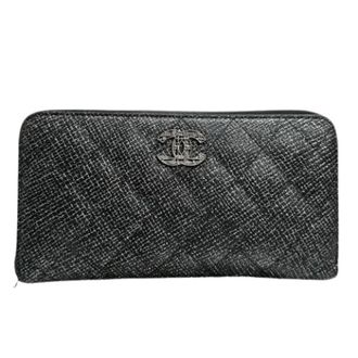 Chanel Pre-owned Leder Matelass&eacute; Lange Geldb&ouml;rse - - Pre-owned - Damen - Schwarzk - ONE SIZE