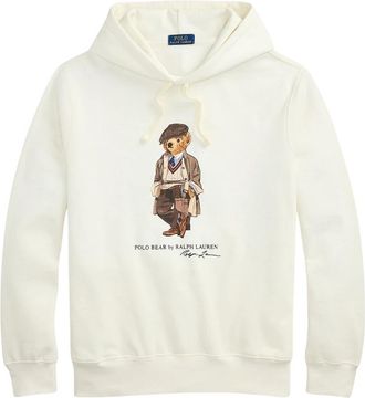 Ralph Lauren Homme, Sweatshirts et sweats &agrave; capuche, Blanc, Taille: XL Bear Sweat &agrave; capuche