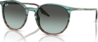 Ray-Ban RB2204-1394GK-54 - Damen/Herren Sonnenbrille - Striped Blu Gradient Green