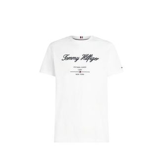 Tommy Hilfiger T-shirt manches courtes logo brod&eacute;
