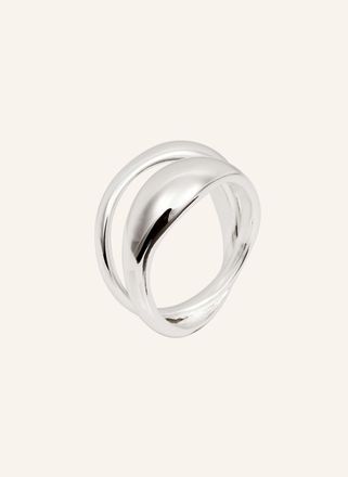 Pompidou Ring Chubby Two-In-One Ring By Glambou silber