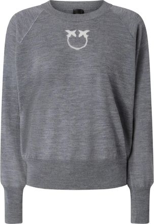 Pinko Lanzarote Pullover mit rundem Ausschnitt - Grau