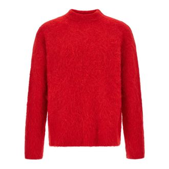 S&eacute;fr Haru Pullover - - Knitwear - Herren - Rot - XL