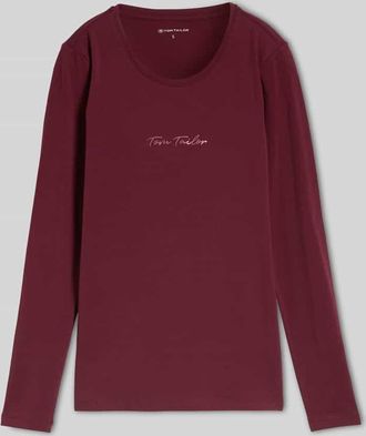 Tom Tailor Longsleeve mit Logo-Schriftzug