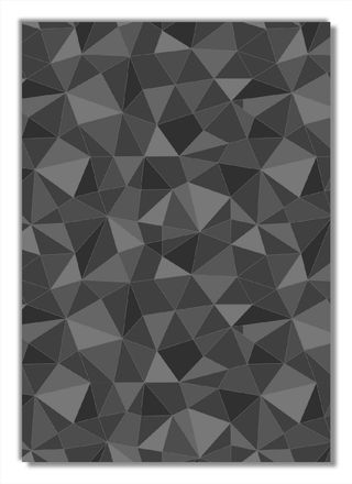 Wallario selbstklebendes Poster - Geometrisches Schattenmuster, Aufkleber in Premiumqualit&auml;t, Klebefolie Gr&ouml;&szlig;e: 70 x 100 cm (Riesenposter)