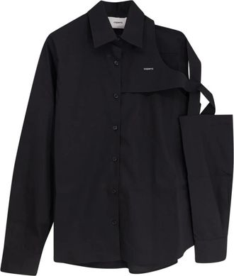 Coperni Femme, Blouses et Chemises, Noir, Taille: 38 FR Classic Collar Cut-Out Shirt