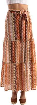 PHO Firenze Femme, Jupes, Multicolore, Taille: 38 FR Maxi Skirt