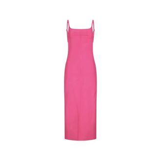 The Attico Femme, Robes, Rose, Taille: 40 FR Midi Robes