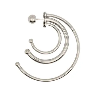 Panconesi Femme, Accessoires, Blanc, Taille: ONE Size Boucles doreilles Triple Hoop