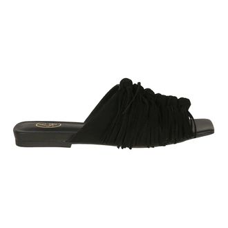 Ash Ash, Femme, Chaussures, Noir, Taille: 37 EU Brigitte Suede Tassel Slide Sandales