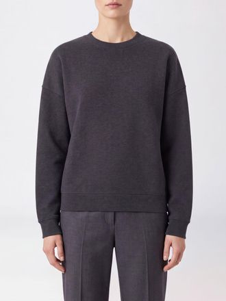 Eleh Sweatshirt oversize en coton avec col rond et &eacute;paules tombantes