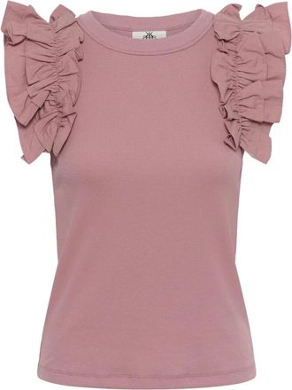 Karen by Simonsen Femme, Tops, Rose, Taille: 46 FR Hauts sans manches