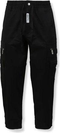 GCDS Gcds, Homme, Pantalons, Noir, Taille: L Pantalon Cargo Droit