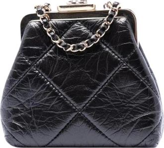 Chanel Pre-owned Mini Frame Crossbody - Femme - Pre-owned - Noir - Taille: ONE Size