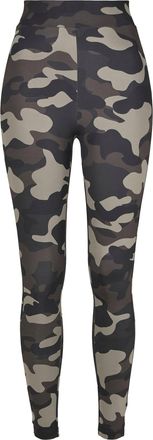 Urban Classics Damen Leggings Ladies High Waist Camo Tech Klassische Hose, TB3424