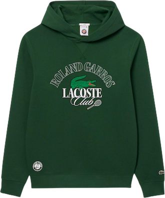 Lacoste Roland Garros Edition Kapuzenpullover f&uuml;r Herren (Gr&uuml;n)