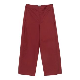 Arte Pleated Gallery Pants - - Trousers - Herren - Rot - W30