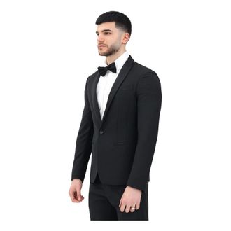 Patrizia Pepe Herren, Anzüge, Schwarzk, XLGröße