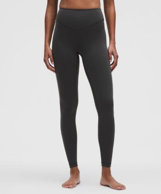 lululemon Legging Wunder Under SmoothCover taille haute pour Femmes - 71 cm - Gris - Taille 14