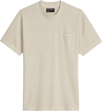 Marc O'Polo Garment Dyed T-Shirt mit Brusttasche, Relaxed Fit in