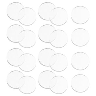 SOLUSTRE SEWOART 25 St&uuml;ck 25 St&uuml;ck Transparente Antirutsch Gummipuffer 20mm Glas Tischplatten Abstandshalter und M&ouml;belstabilisatoren f&uuml;r Glastische Bilderrahme