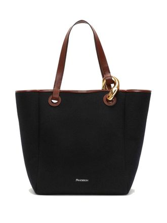 J.W.Anderson sac à main JWA Corner en toile - Bleu