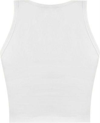 Janice Kurzarmshirt 3 x Damen crop Top hochgeschlossen Niah Kurzes Tanktop aus Baumwolle