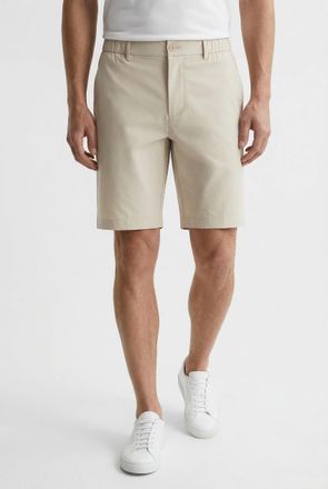 Boss Green by Hugo Boss Shorts BOSS GREEN S Speedflex, Herren, Gr. 50, N-Gr, light beige272, Web, Obermaterial: 100% Elastomultiester, regular fit knielang, Hosen Shorts, in 