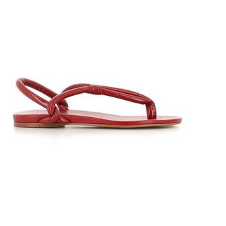 Del Carlo DEL Carlo, Femme, Chaussures, Rouge, Taille: 41 EU Sandale en cuir Naplak
