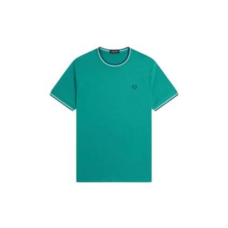 Fred Perry Herren, Oberteile, Gr&uuml;n, MGr&ouml;&szlig;e