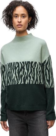 Street One Damen Color-Block Jacquard Sweater