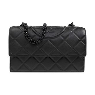 Tory Burch Fleming Small Shoulder Bag - - Bags - Damen - Schwarzk - ONE SIZE