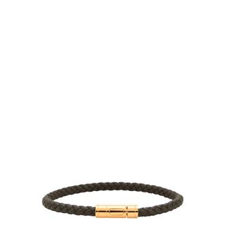 Tom Ford Homme, Accessoires, Vert, Taille: ONE Size Braided Leather Bracelet