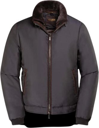 Moorer Homme, Vestes, Noir, Taille: S Celotti Down Bomber Jacket
