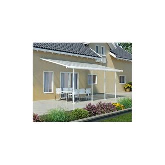 Palram Palram - Toit couv terrasse feria 3 x 6m - Blanc - Canopia By