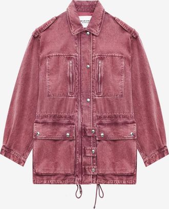 Isabel Marant Veste Joanna - Femme - Framboise - Taille 34 - Marant &Eacute;toile